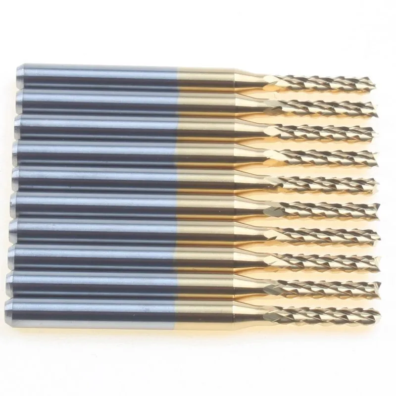 Hozly-10pcs-3-175mm-Titanium-Coated-Milling-Cutter-down-cut-Cnc-Router ...