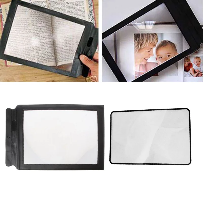 3X-Large-Reading-Magnifier-A4-A5-Full-Page-Sheet-Magnifying-Glass-Book ...