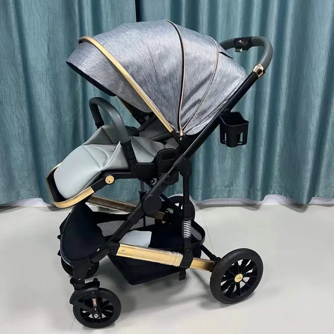 Lightweight-Luxury-Baby-Stroller-3-in-1-Portable-High-Landscape ...