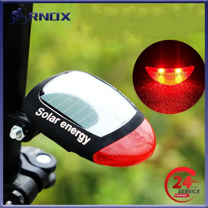 Solar-Power-Bicycle-Tail-Lamp-Headlight-Outdoor-Waterproof-MTB-Mountain ...