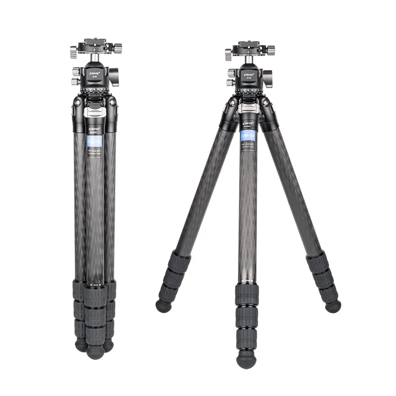 CAVIX-W324D3C-Carbon-Fiber-Tripod-with-D-40S-Ball-Head-Arca-QR-Plate ...