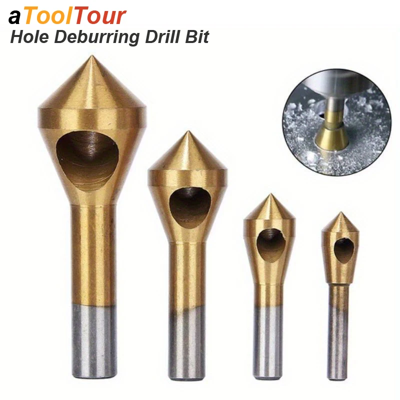 90-Chamfer-Drill-Bit-Taper-Cutter-Deburr-Countersink-Titanium-Coated ...