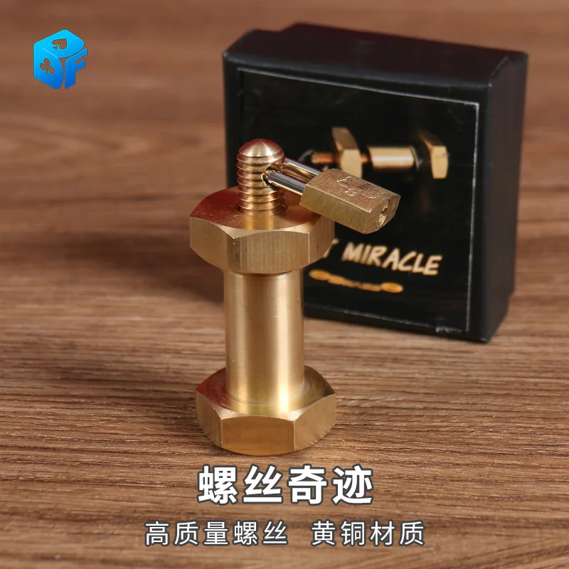 Bolt-Miracle-Brass-Magic-Tricks-Ring-Come-Into-Bolt-Magia-Magician ...