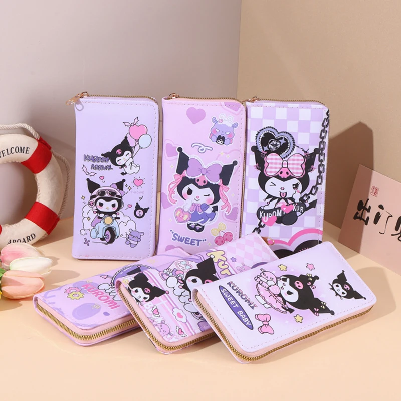 Cartera-de-Hello-Kitty-Sanrio-para-ni-os-monedero-bonito-llavero-para ...