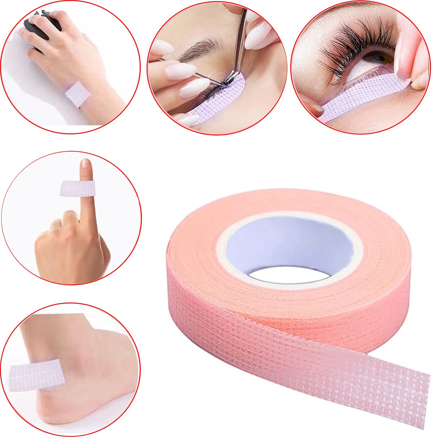 1/4pcs Eyelash Adhesive Tape Fabric Eyelash Extension Tape Breathable ...
