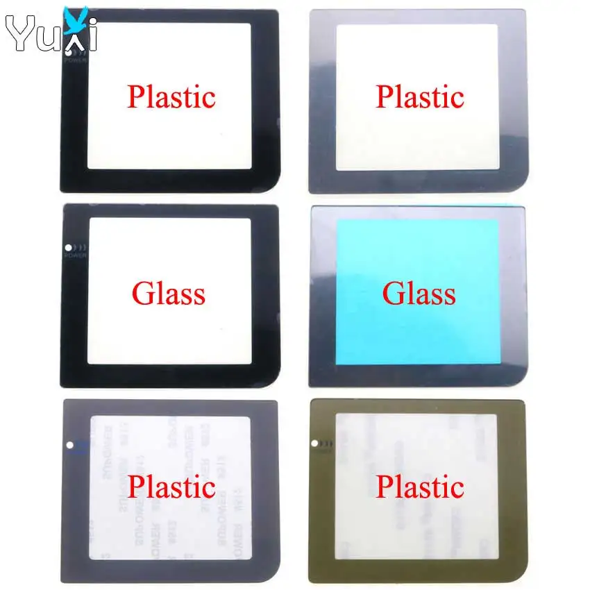 Lente-de-pl-stico-e-vidro-YuXi-Prata-Sem-Hole-Light-Lamp-Gameboy-Pocket ...