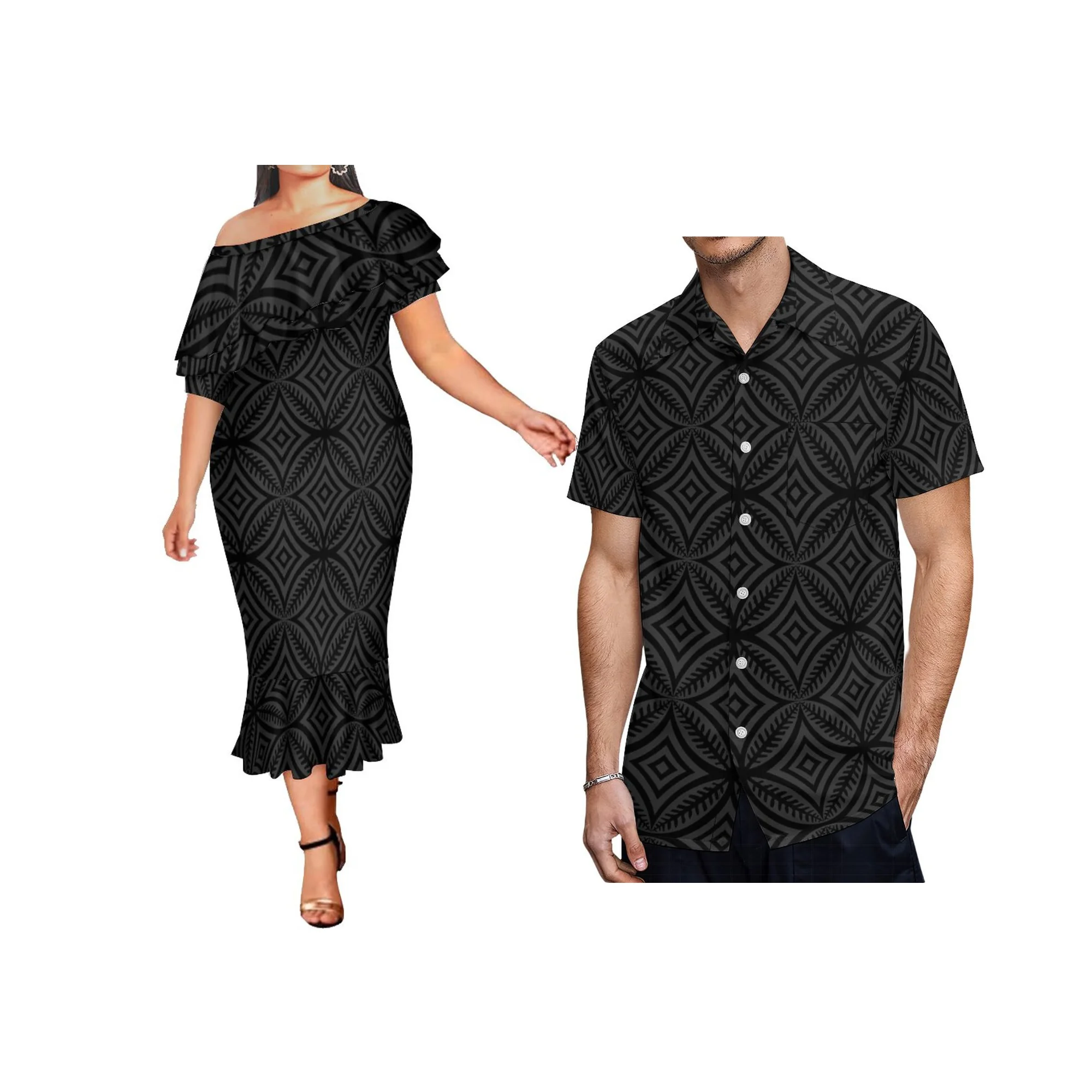 Wholesale-High-Quality-Polynesian-Fishtail-Dresses-Hawaii-Custom ...