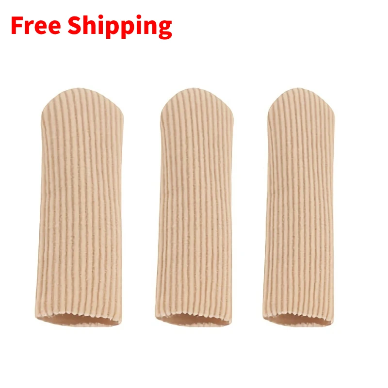 1Piece Fabric Silicone Toe Tube Cover Protector Finger Toes Separators ...