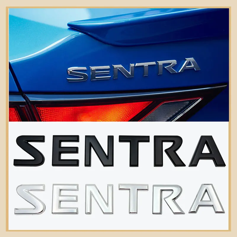 Logo de plástico 3D SENTRA para Nissan Nismo Sentra SR Turbo, emblema ...