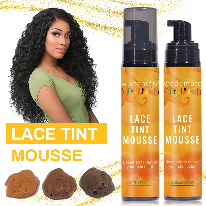 Lace Tint Mousse Waterproof Wig Tint Spray For Toupees Light Brown Wig ...