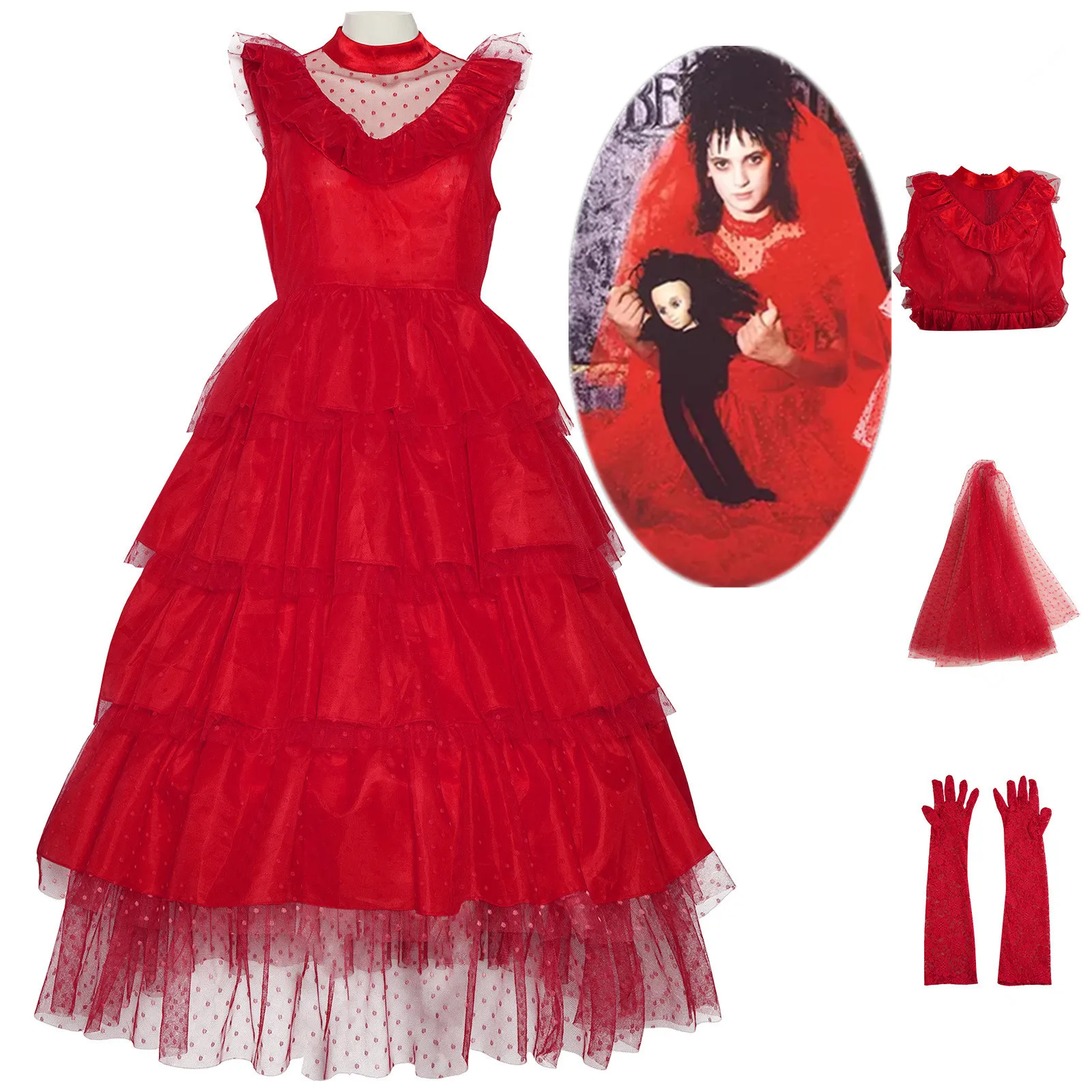 Lydia-Cosplay-Costume-Red-Wedding-Dress-Movie-Beetle-Cosplay-Costume ...