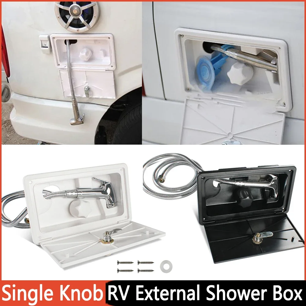 Car-Adjustable-RV-External-Exterior-Shower-Box-Kit-with-Lock-Boat ...