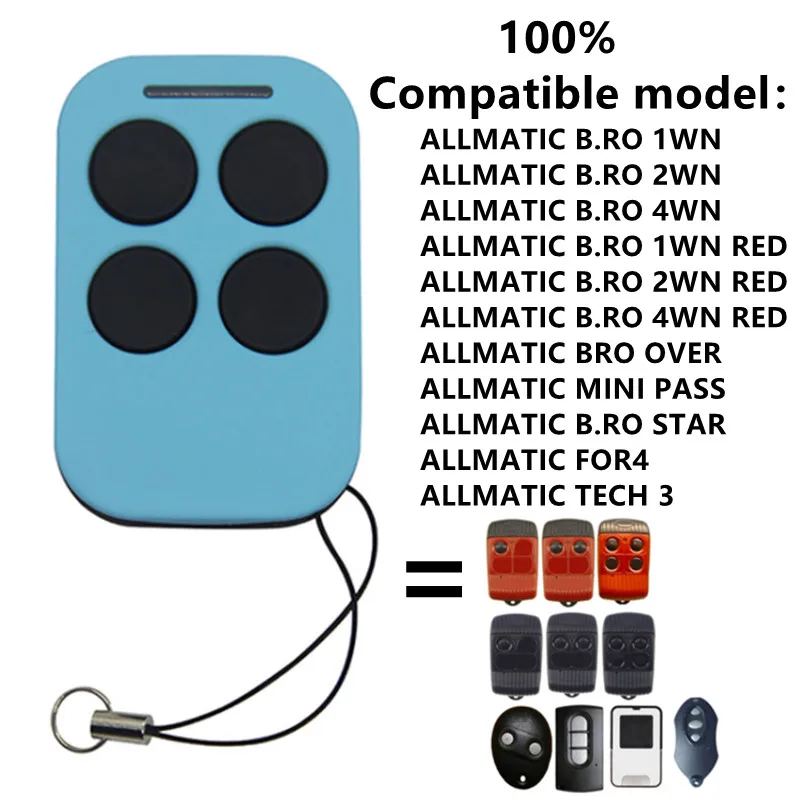 Garage-Remote-Control-For-ALLMATIC-BROWN-BROWN-RED-PASS-MINIFASS-TECH3 ...