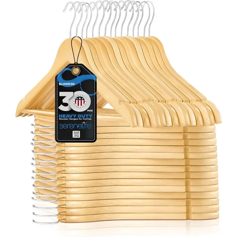 solid-wood-hangers-large-packages-clothes-hangers-heavy-duty-suit ...