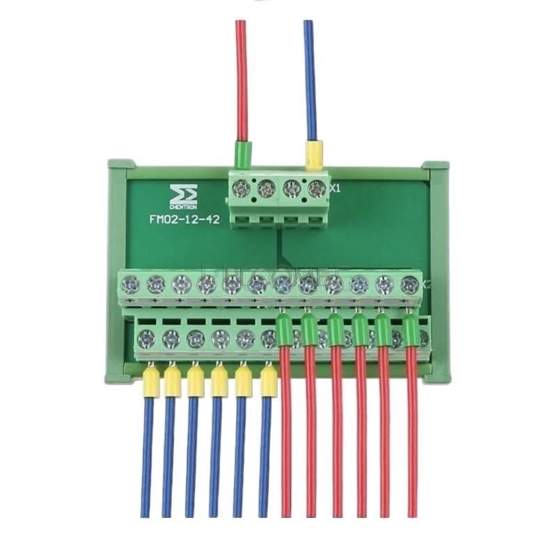 Power-Distribution-Block-Terminal-Blocks-Board-Splitter-Din-Rail-300V ...