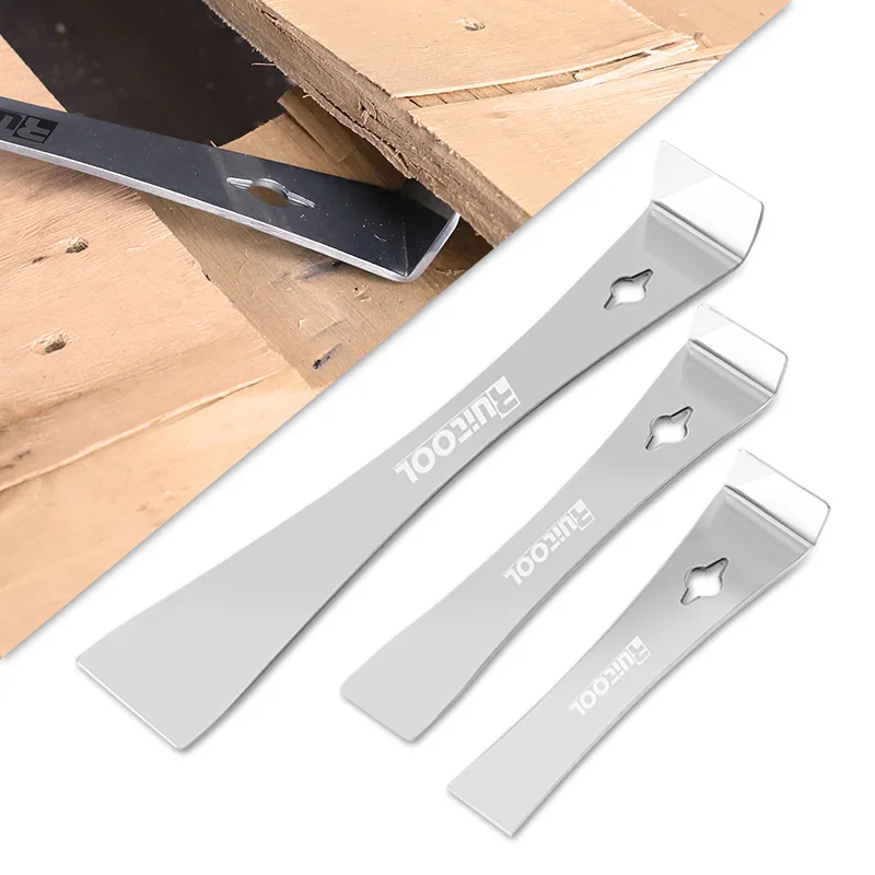 Pry-Bar-Scraper-Nail-Puller-Stainless-Steel-Flat-Crowbar-Angled-Edge ...
