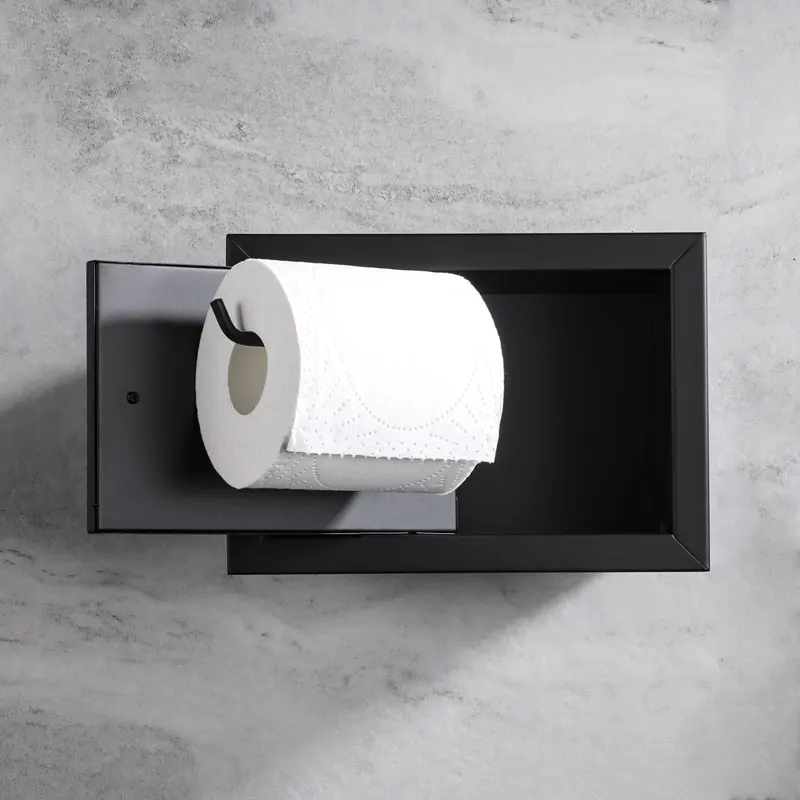 Black Toilet Paper Holder