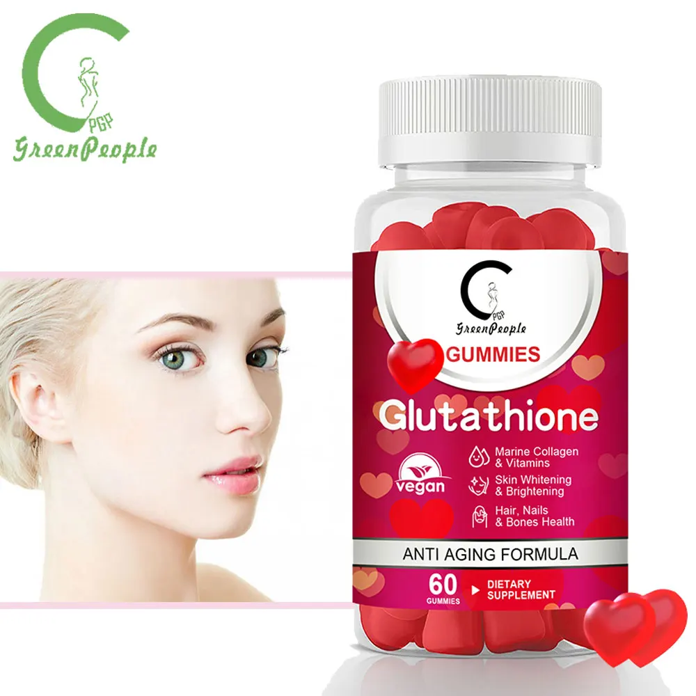 GPGP GreenPeople Glutathione Skin Whitening Gummies Whitening Fudge ...