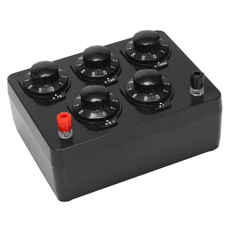Black Resistance Box Iron Variable Decade Resistor Resistance Box 0 ...