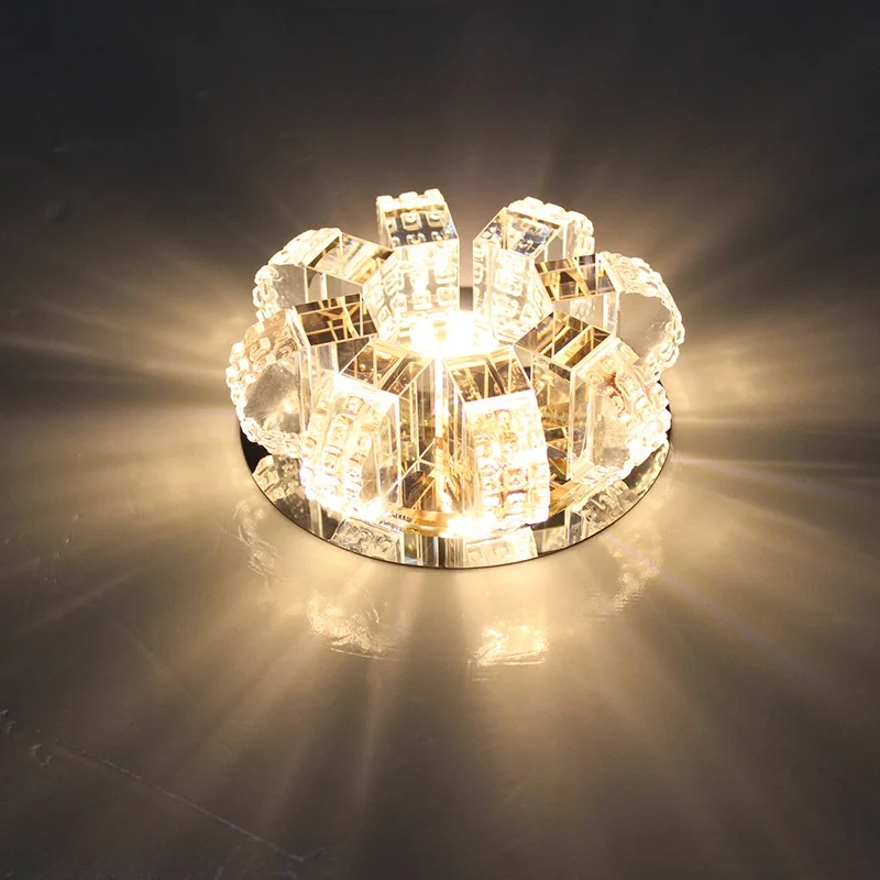 Modern-LED-Crystal-Ceiling-Light-5W-3W-Indoor-Aisle-Lamp-Corridor ...