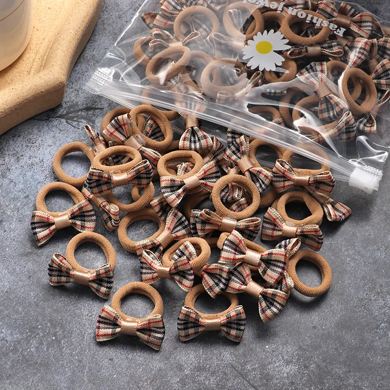 Candy-Colored-Towel-Loop-Children-s-Bow-Hair-New-Fur-Ball-Head-Rope ...