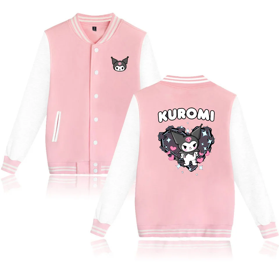Kuromi-Bomber-Jacket-Women-Men-Autumn-Baseball-Jacket-Coat-Cartoon-Kid ...