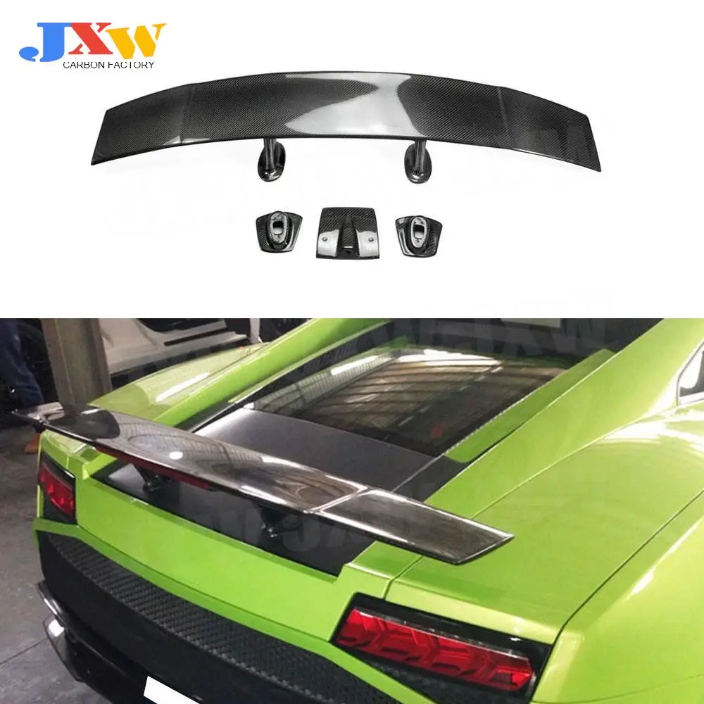 Carbon Fiber Car Rear Spoiler Rear Wing Spoiler Lip Fit For Lamborghini ...