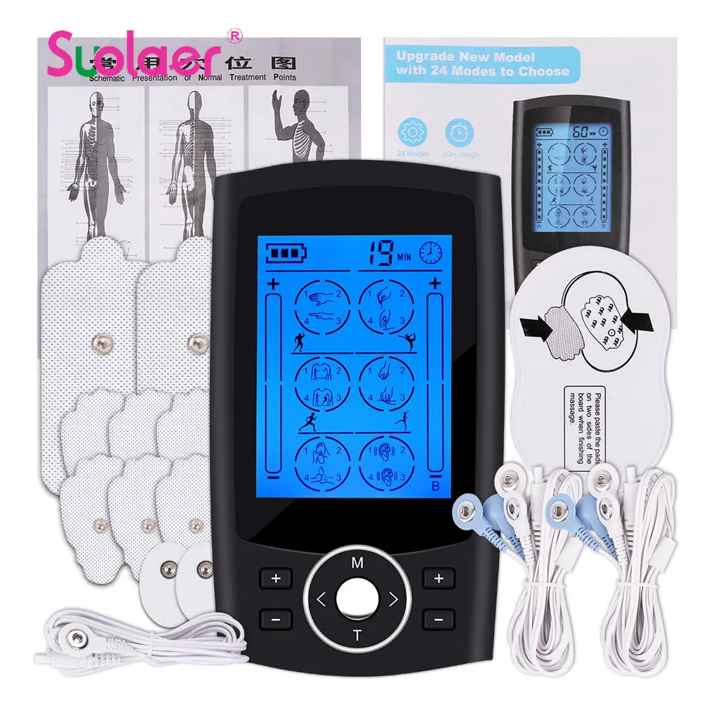 Tens-Unit-Professional-Muscle-stimulator-24-Modes-EMS-Muscle-Stimulator ...