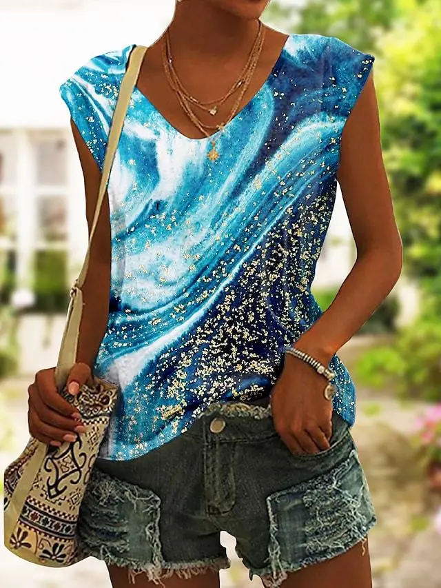 Summer-Color-Flow-3D-Print-Tank-Tops-Women-Fashion-New-Streetwear ...