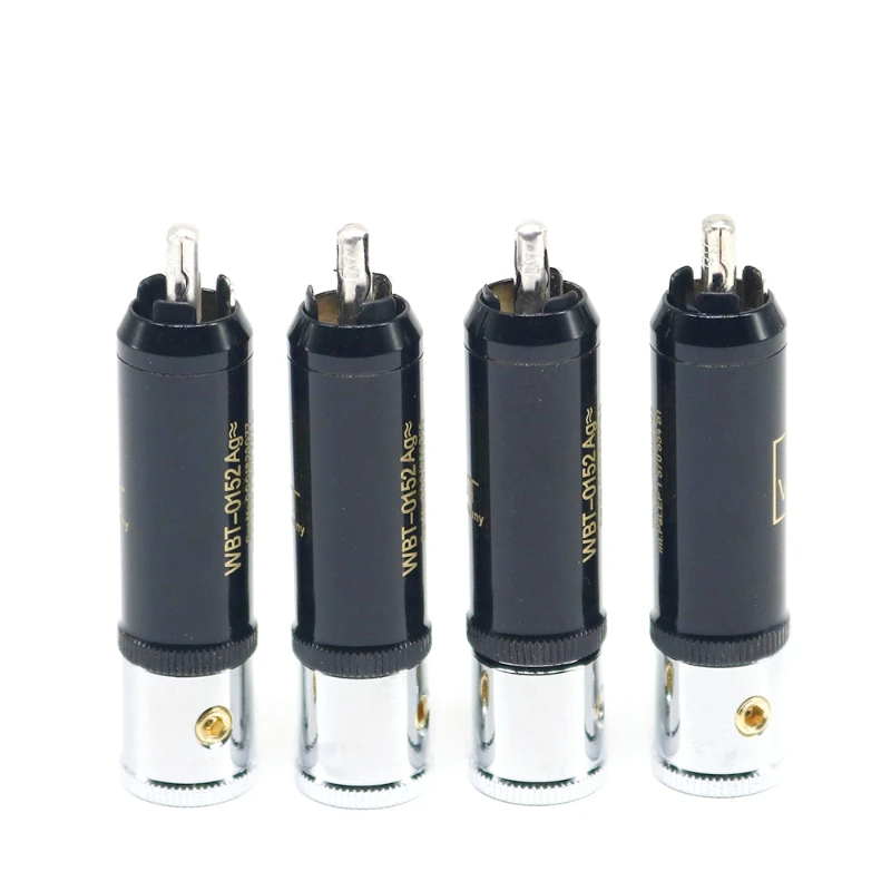 Original Germany WBT-0152Ag RCA plug Hi-End DIY Silver Plated Male ...