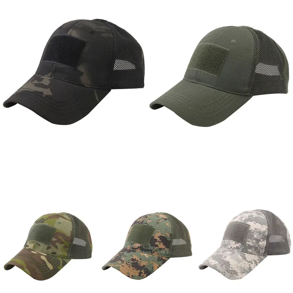 Male-Bone-Tactical-Army-Adjustable-Breathable-Snapback-Sun-Hats ...