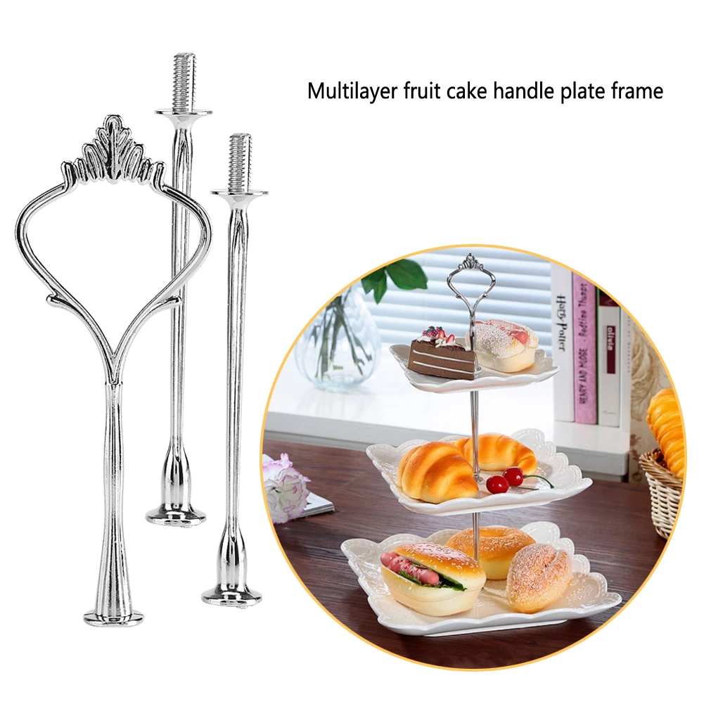 Cake Fruit Holder Handle Cake Plate Stand Handle Multi tiers Cake ...