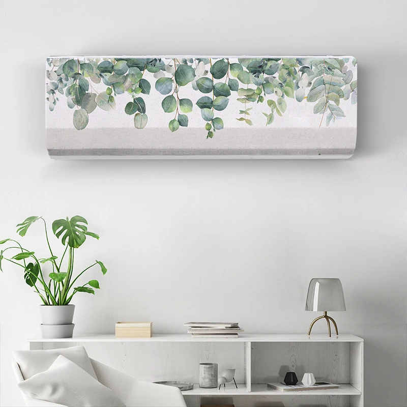 Printed-Hanging-Air-Conditioner-Dust-Cover-Cover-Nordic-Style-Home ...