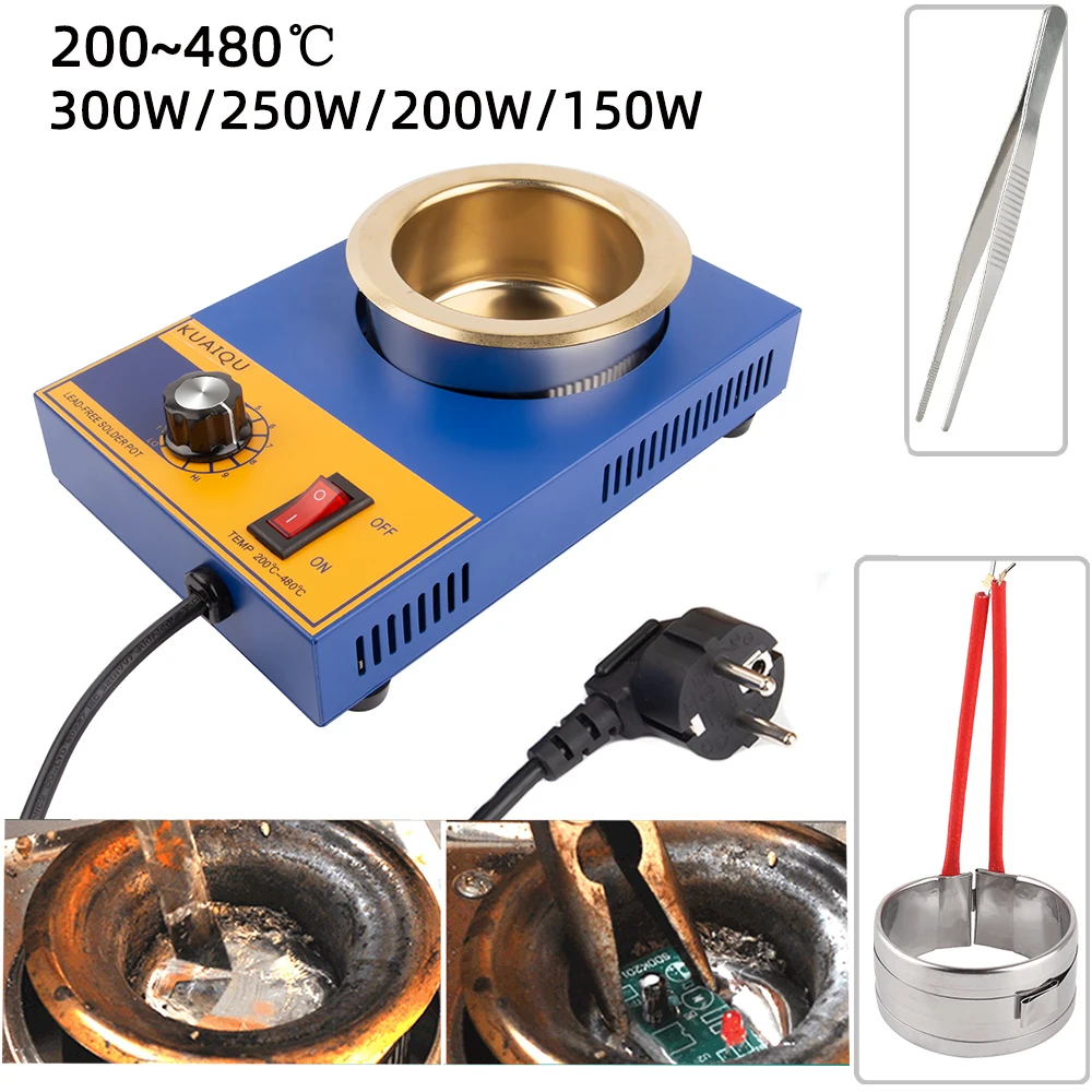 100/80/50/38mm 220V Solder Pot Tin Melting Furnace High Quality ...
