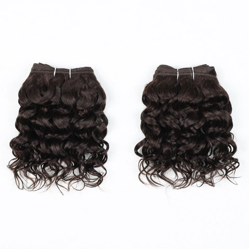 2pcs-Short-Curly-Hair-Bundles-Brazilian-Hair-Weave-Bundles-100-Human ...