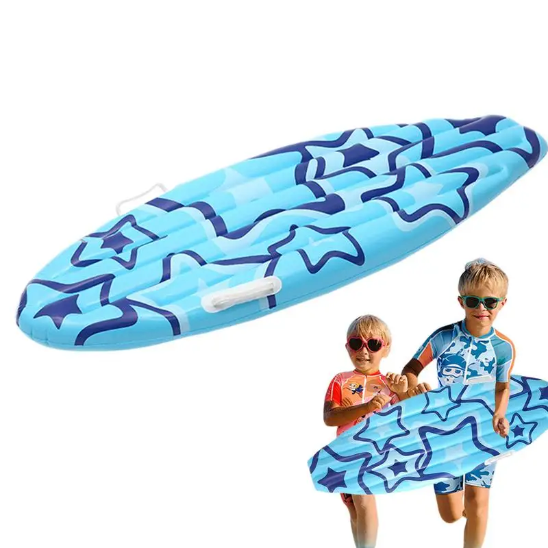 Folding-Beach-Surfboard-Star-Pattern-Kid-Inflatable-Float-Board-PVC ...