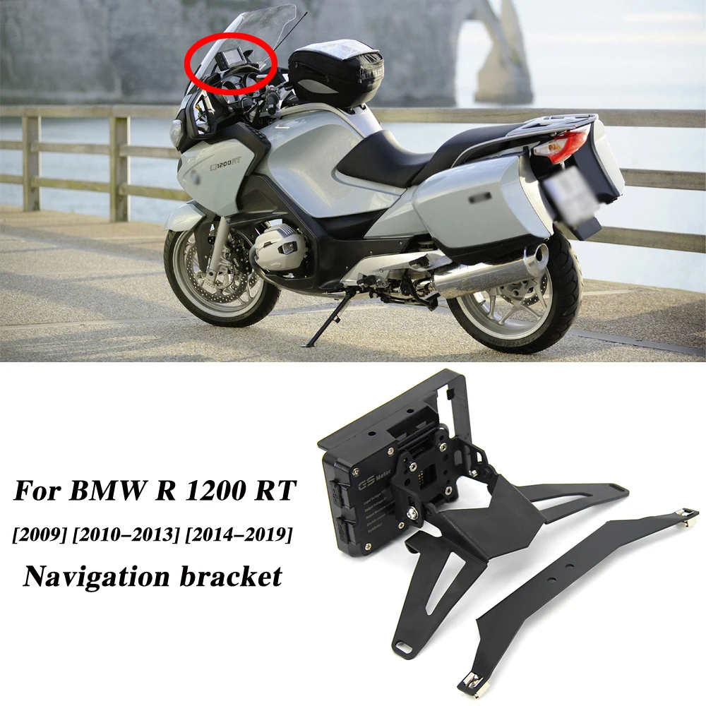 Navigation-Bracket-Motorcycle-For-BMW-R-1200-RT-R1200RT-GPS-Navigator ...