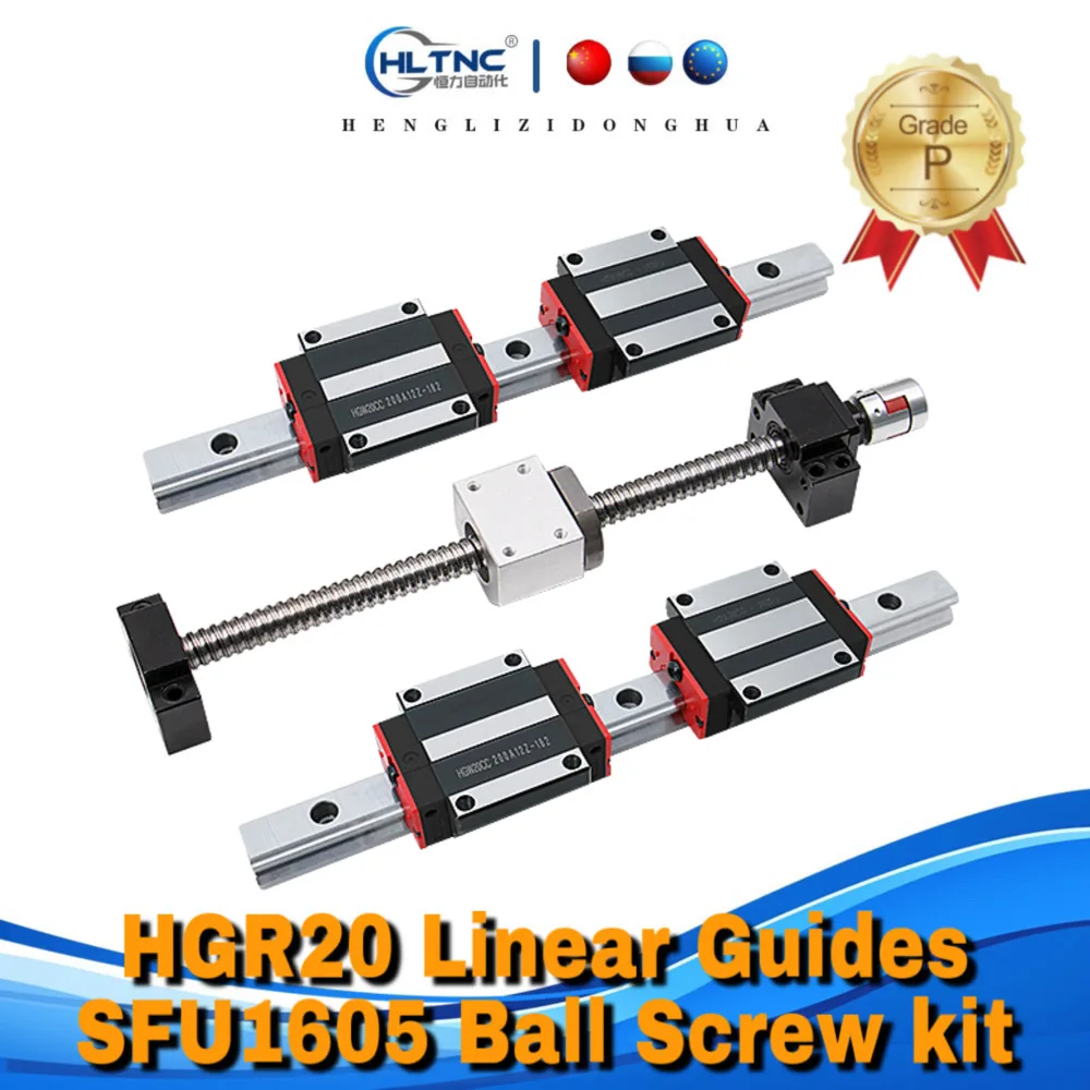 HLTNC-CNC-router-kit-20mm-linear-rails-HGR20-square-guide-with-HGH20CA ...