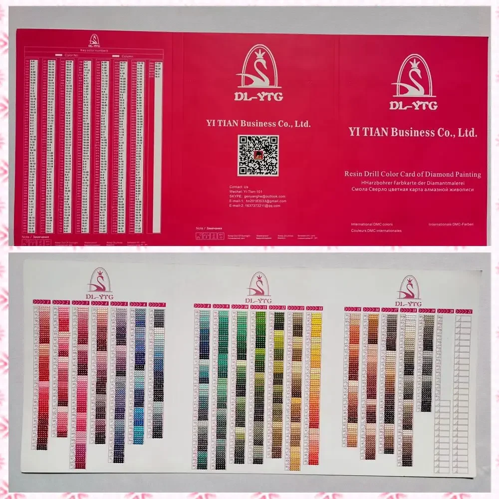 447-Resin-Colors-DMC-diamond-color-card-Rhinestone-color-identification ...