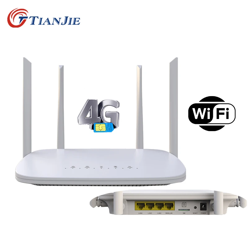 Wireless 4G LTE Router Wifi Россия 300Mbps Unlocked VPN Modems Wifi ...