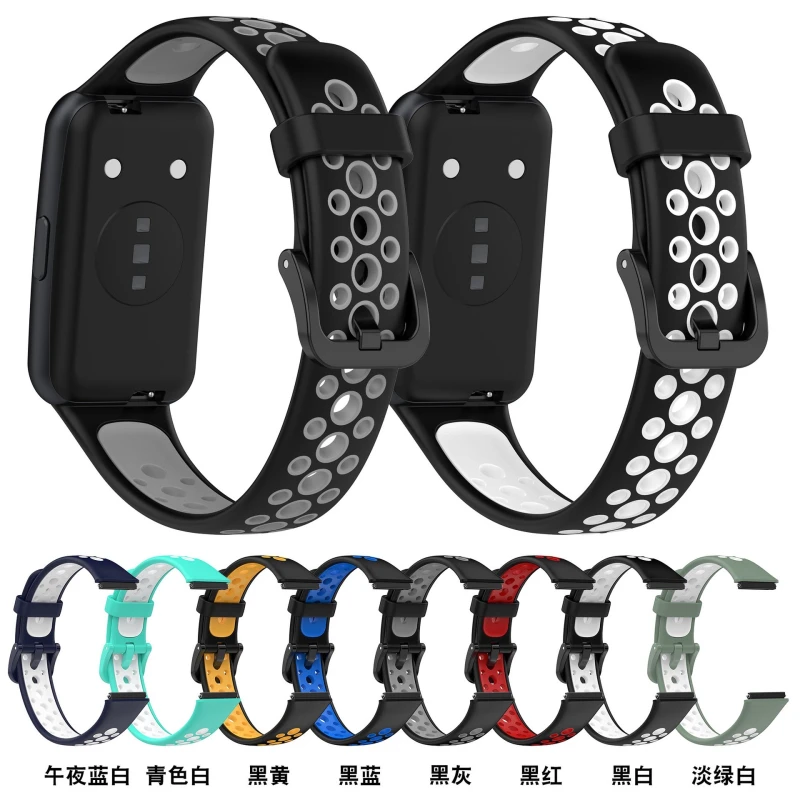 Silicone Strap For Huawei Watch Band 7 Strap Accessories Smart ...