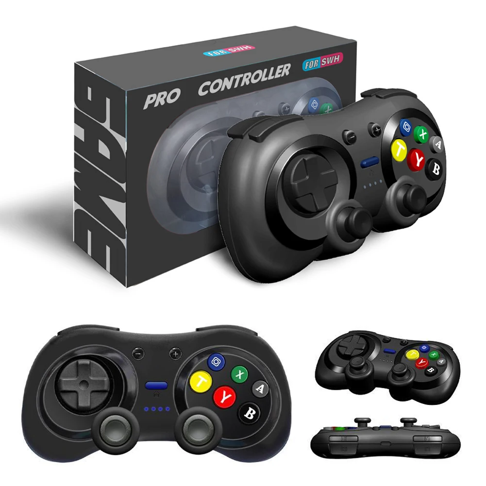 Wireless-Gamepad-Game-Console-Controller-Joystick-with-Dual-Motor-Turbo ...