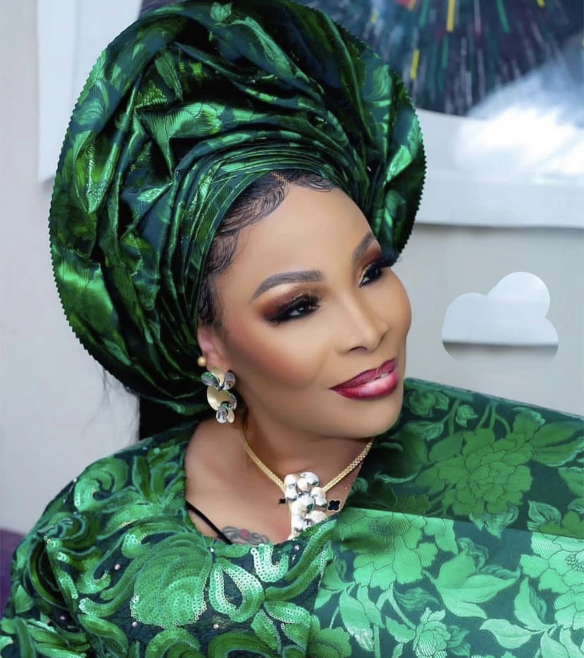 Nigerian-High-Quality-SEGO-Headtie-African-Auto-Gele-Tuban-Cap-Headtie ...