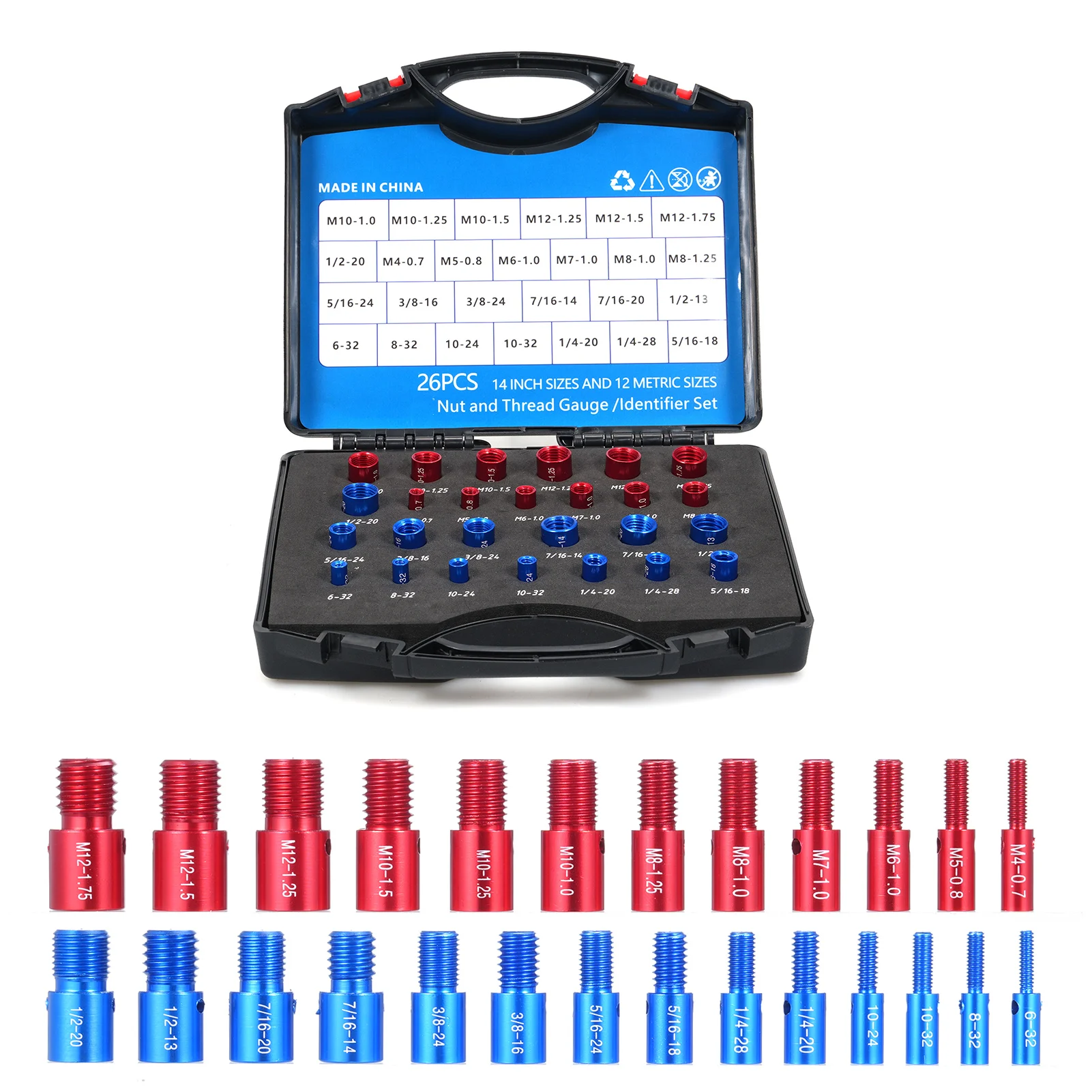 Nut-and-Bolt-Thread-Checker-26-44Pcs-Male-Female-Gauge-14-Inch-12 ...