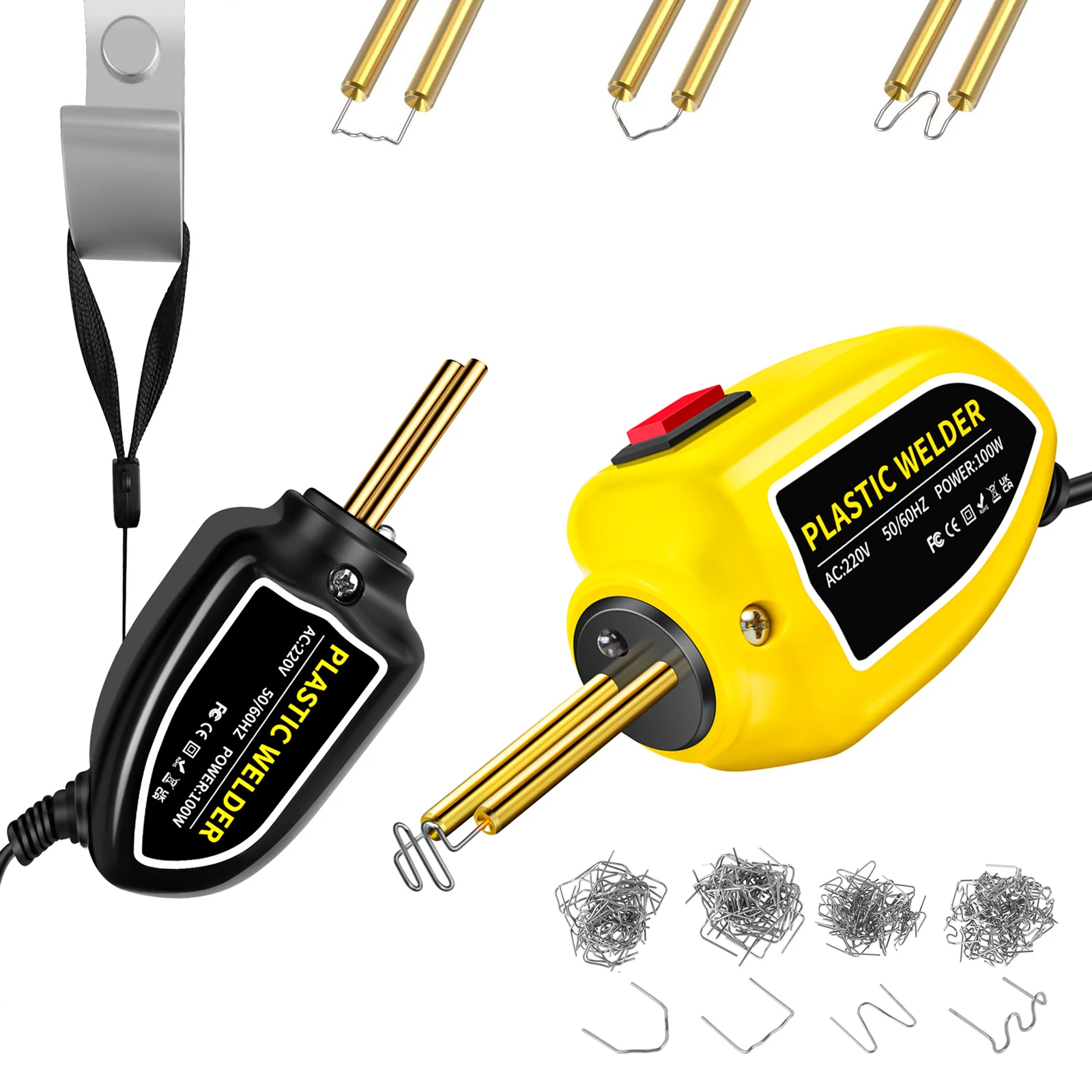 Mini-Plastic-Welding-Machine-100W-Hot-Stapler-Bumper-Repair-Kit ...