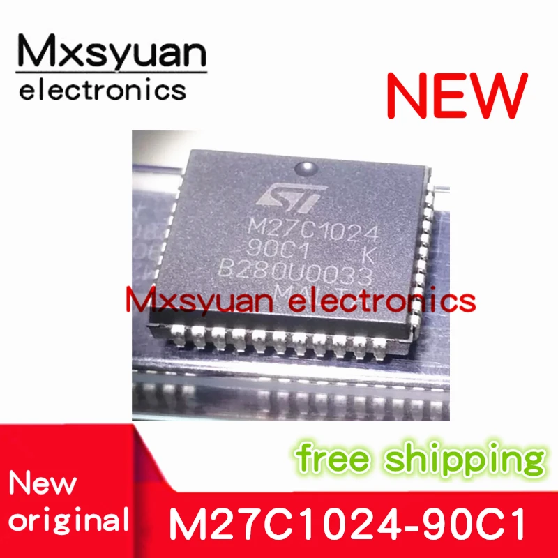 10PCS-LOT-M27C1024-90C1-M27C102490C1-M27C1024-PLCC44-Mxsyuan-100-New ...