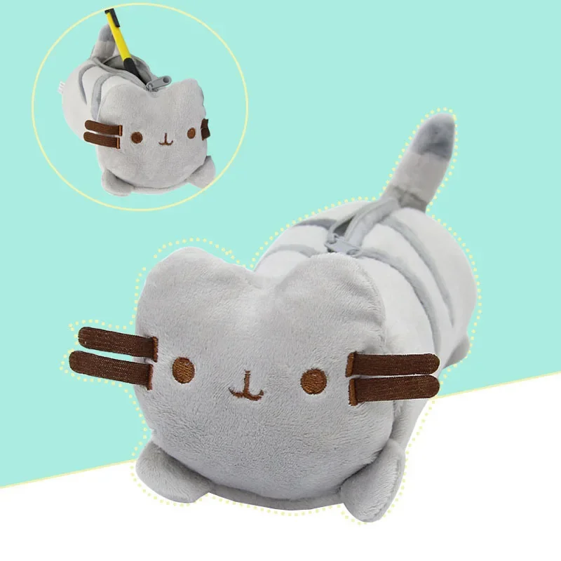 Pusheen-Cat-Pen-Case-Kawaii-Cartoon-Student-Stationery-Bag-Stuffed-Toy ...