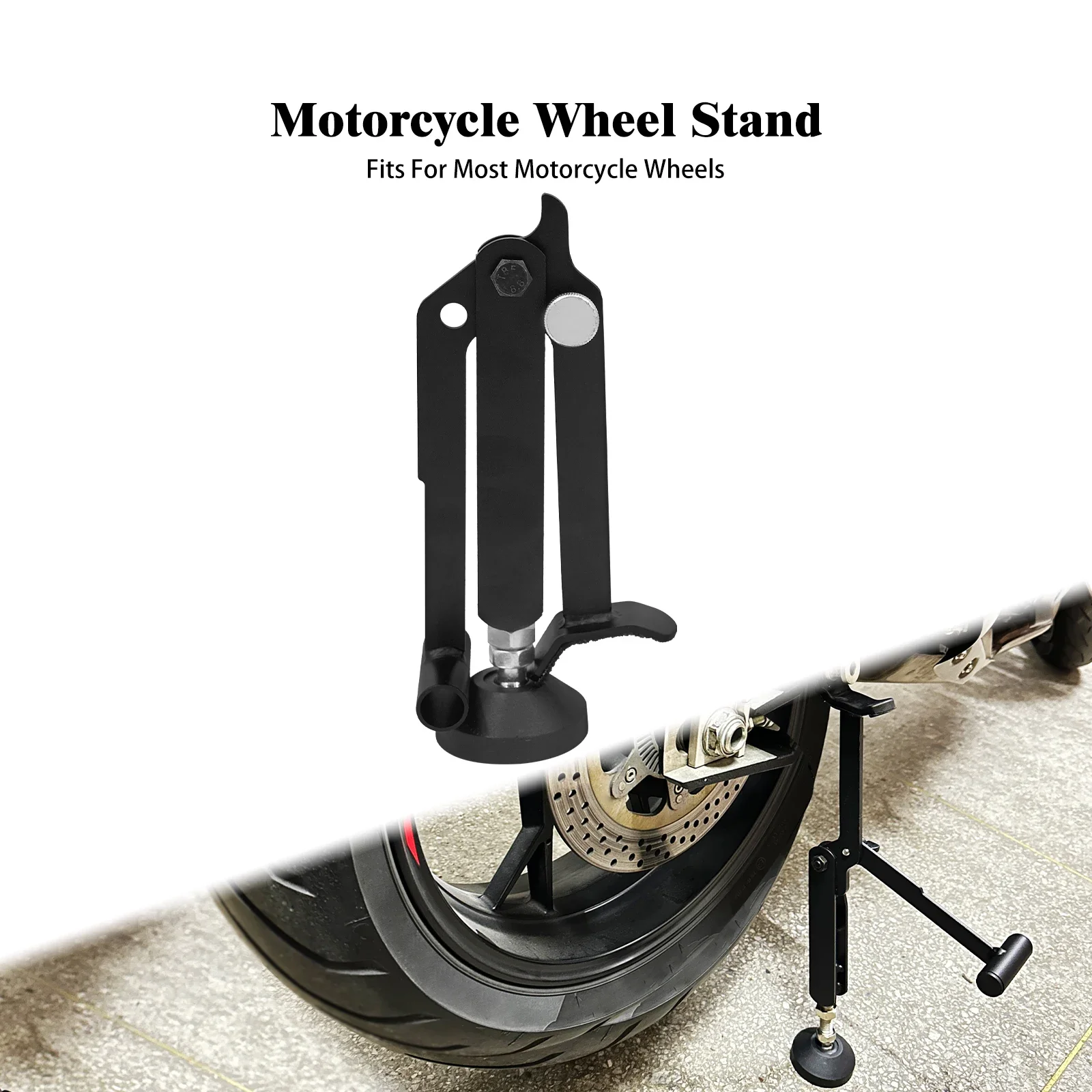 Universal-Motorcycle-Wheel-Stand-Labor-Saving-Swingarm-Lift-Frame-Metal ...
