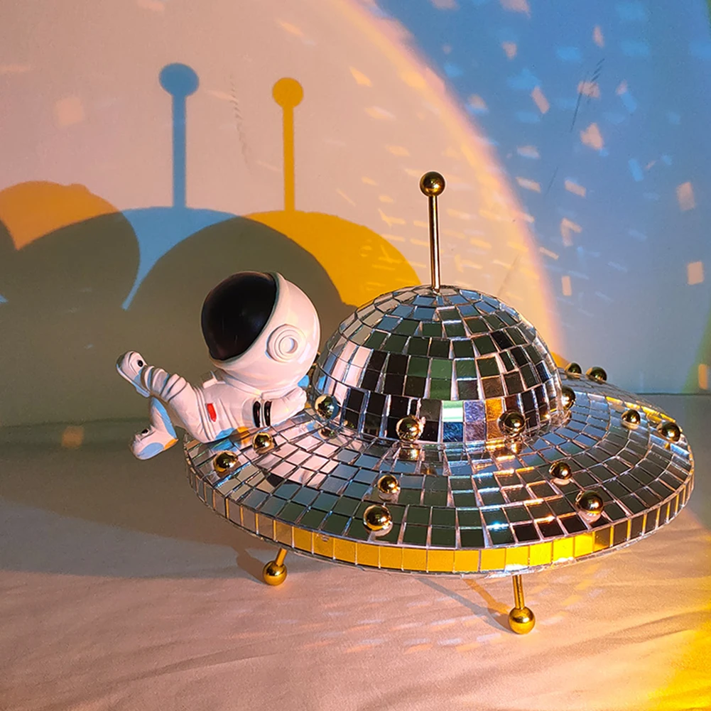 Disco-Ball-UFO-Mirror-Reflective-Balls-Creative-UFO-Space-World-Desk ...