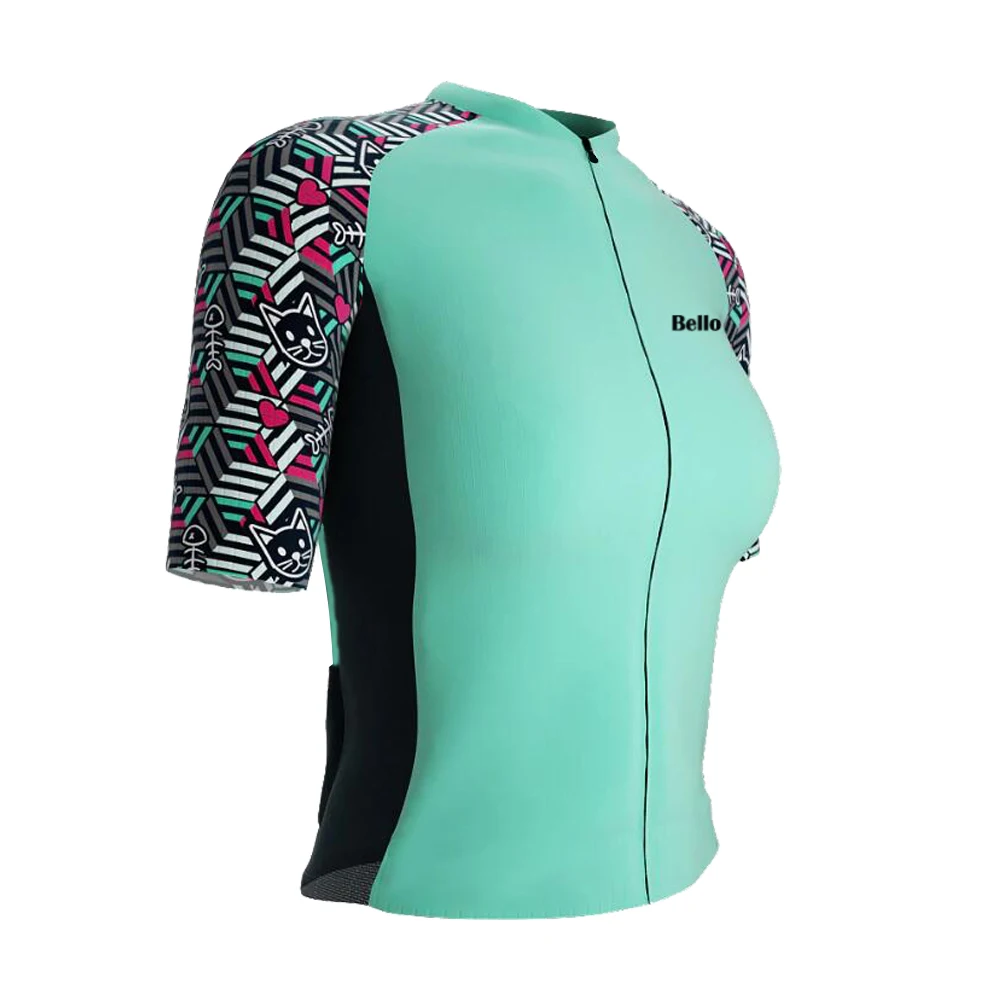 Black-Cat-Cycling-Jersey-Funny-Bike-Shirt-Short-Sleeve-Cartoon-Bicycle-Jersey-Maillot-Ciclismo ...